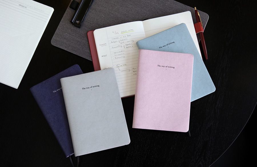 MochiThings: Memory Leather Lined Notebook