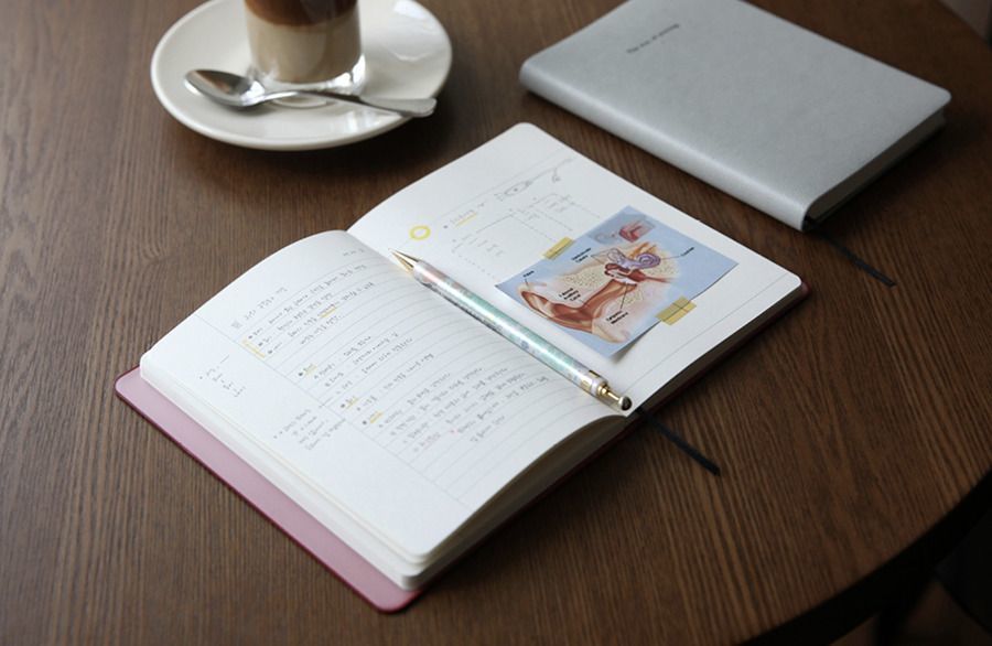 MochiThings: Memory Leather Lined Notebook