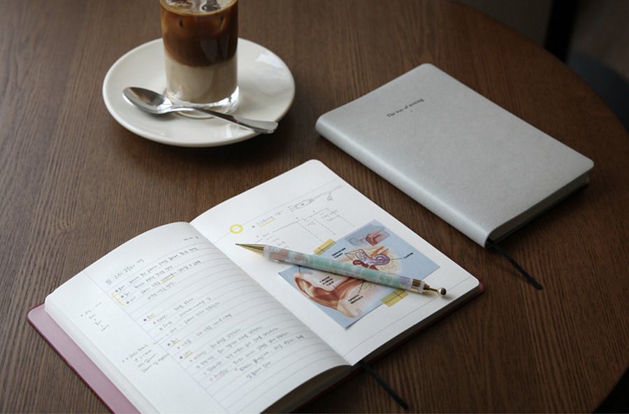 MochiThings: Memory Leather Lined Notebook