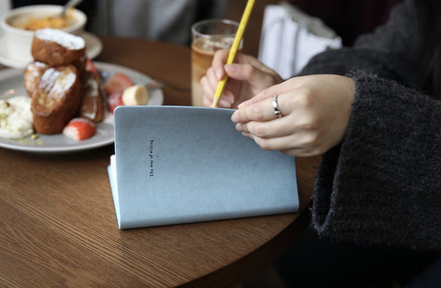 MochiThings: Memory Leather Lined Notebook