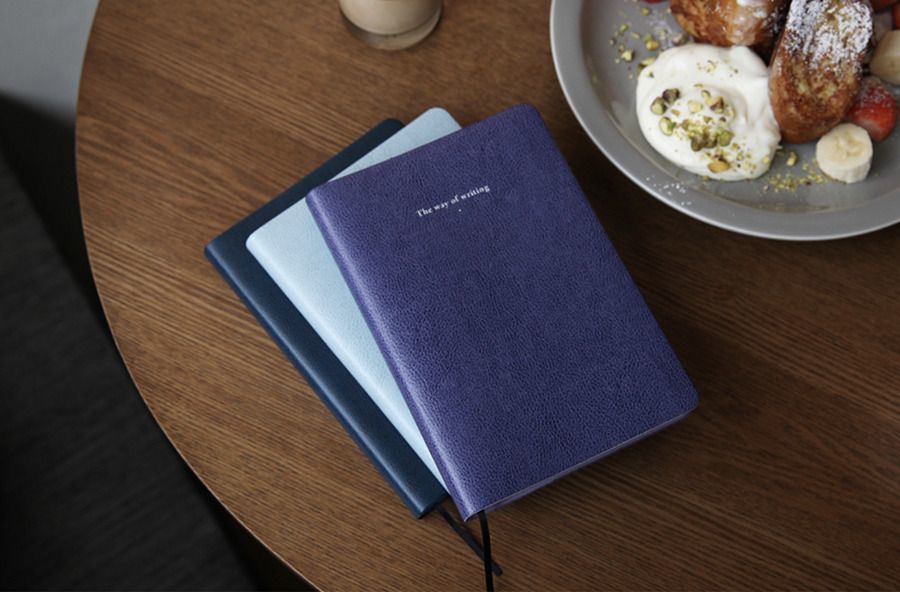 MochiThings: Memory Leather Lined Notebook