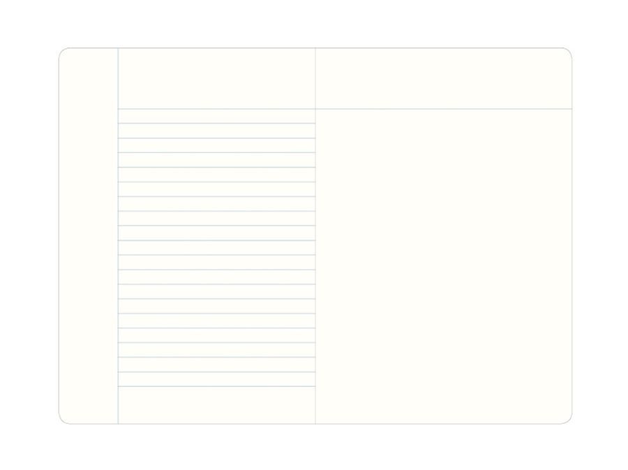 MochiThings: Memory Leather Lined Notebook