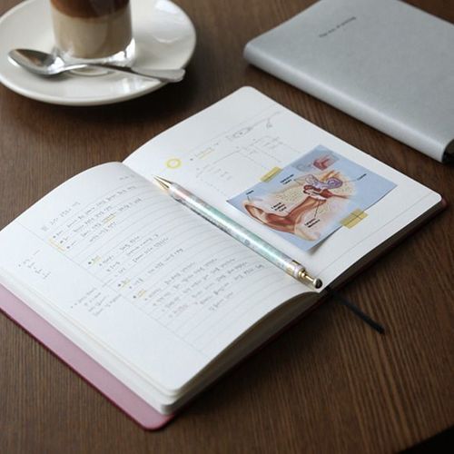 MochiThings: Memory Leather Lined Notebook