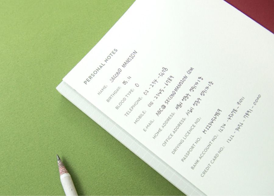 MochiThings: Perfume Diary Planner