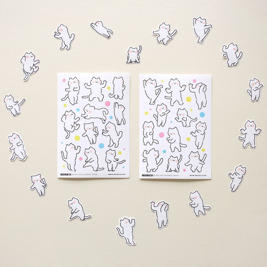 MochiThings: Cat Dance CYO Sticker Set