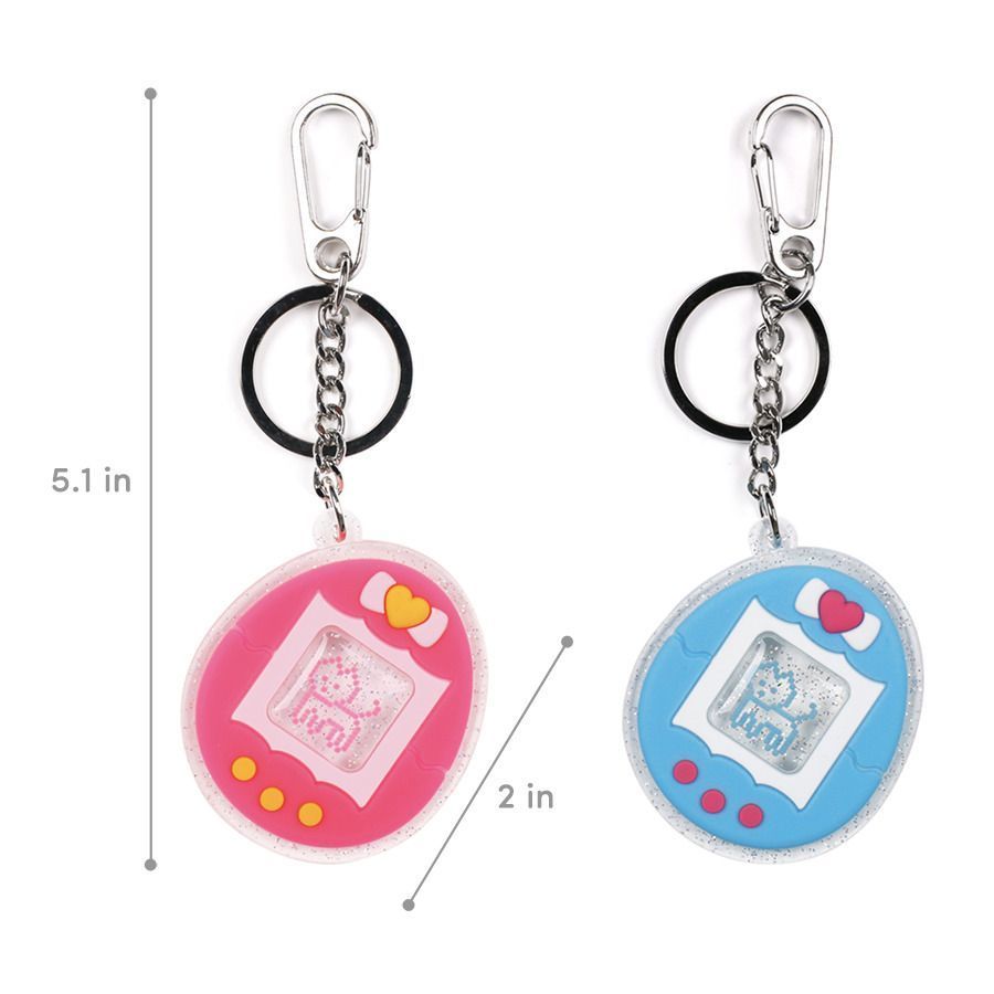 MochiThings: Retro Glitter Epoxy Key Ring