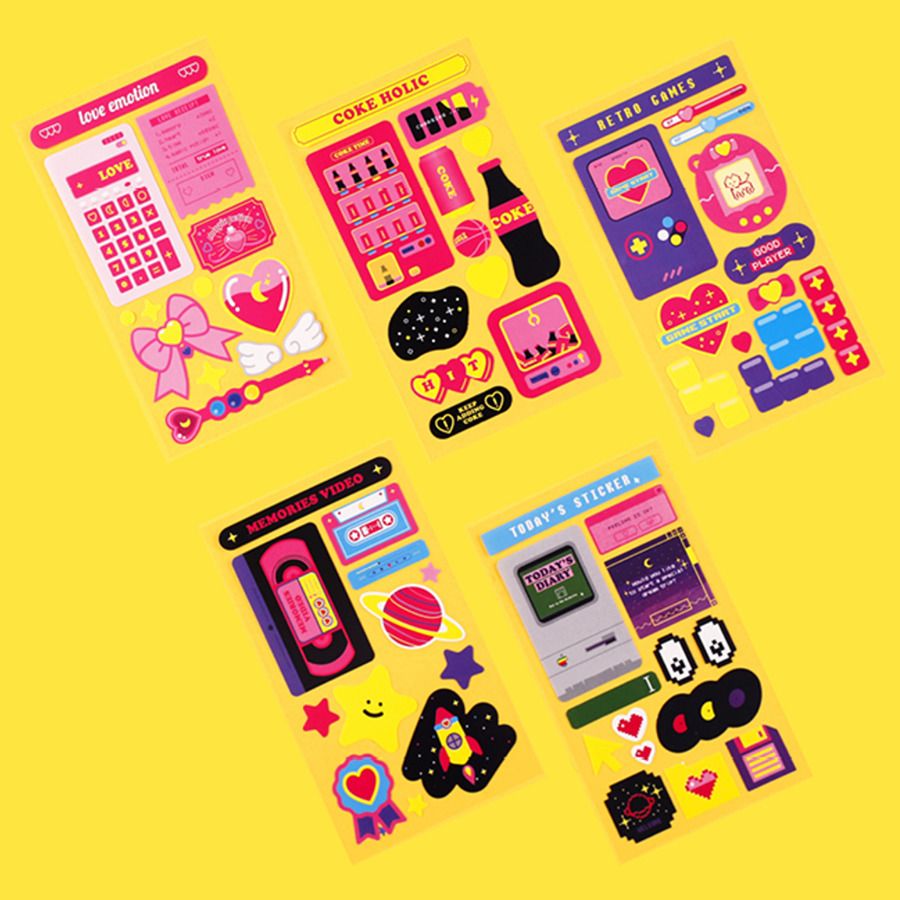 MochiThings: Retro Themed Deco Sticker