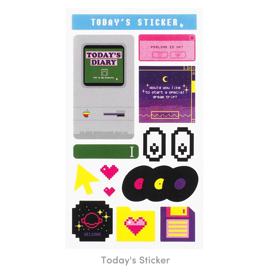 MochiThings: Retro Themed Deco Sticker