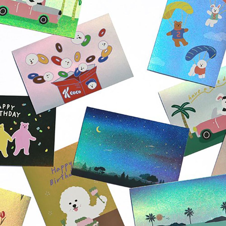 MochiThings: Dailylike Hologram Postcard v1