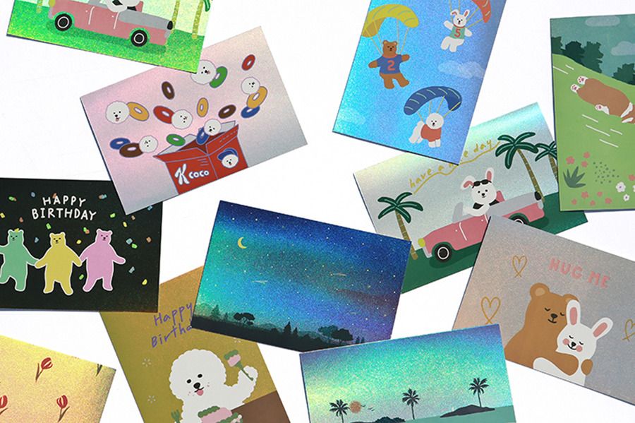 MochiThings: Dailylike Hologram Postcard v1