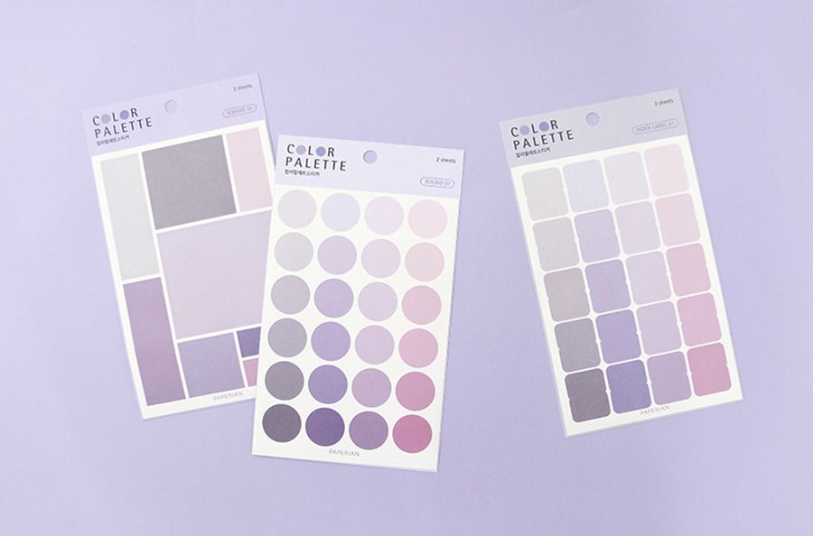 MochiThings: Color Palette Deco Sticker