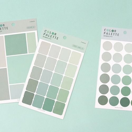 MochiThings: Color Palette Deco Sticker