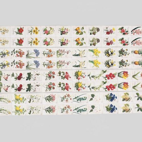 MochiThings: 96pcs Flower Label Sticker Set