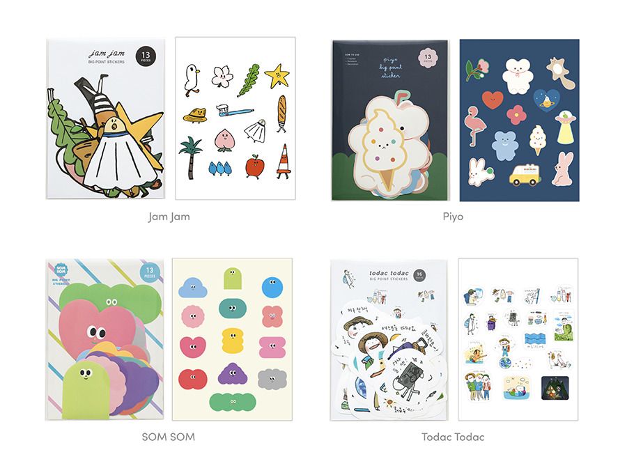 MochiThings: Livework Big Point Sticker Set