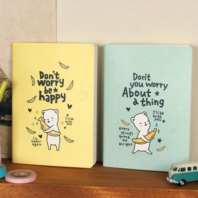 MochiThings: White Bear Lined Notebook