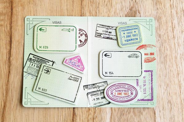MochiThings: Passport Sticky Note Set