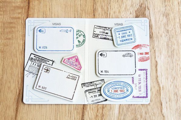 MochiThings: Passport Sticky Note Set