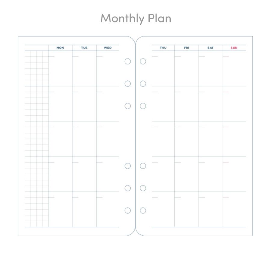 MochiThings: Rainbow 6 Ring A6 Planner
