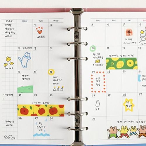 MochiThings: Rainbow 6 Ring A6 Planner