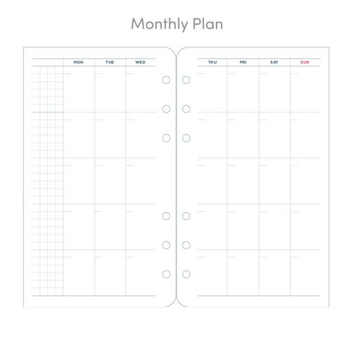 MochiThings: Rainbow 6 Ring A6 Planner