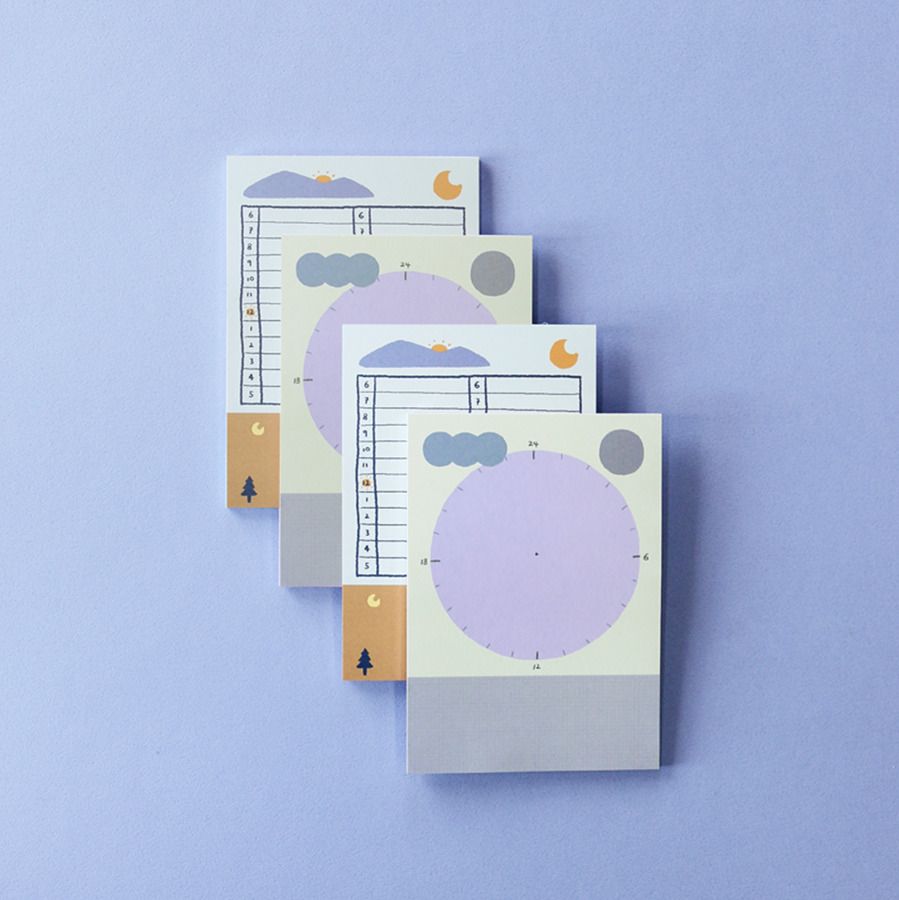 MochiThings: Two Way Timetable Sticky Note