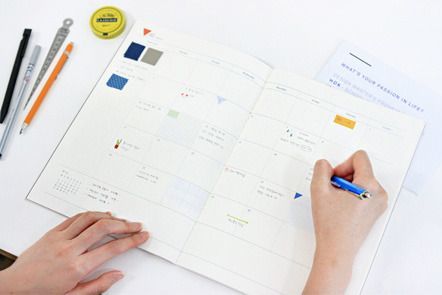 MochiThings: Large Basic Monthly Planner