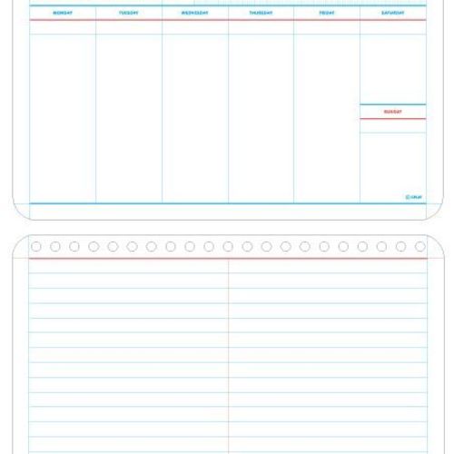 MochiThings: Button Weekly Planner
