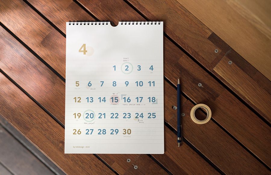 MochiThings: 2020 Large Basic Wall Calendar