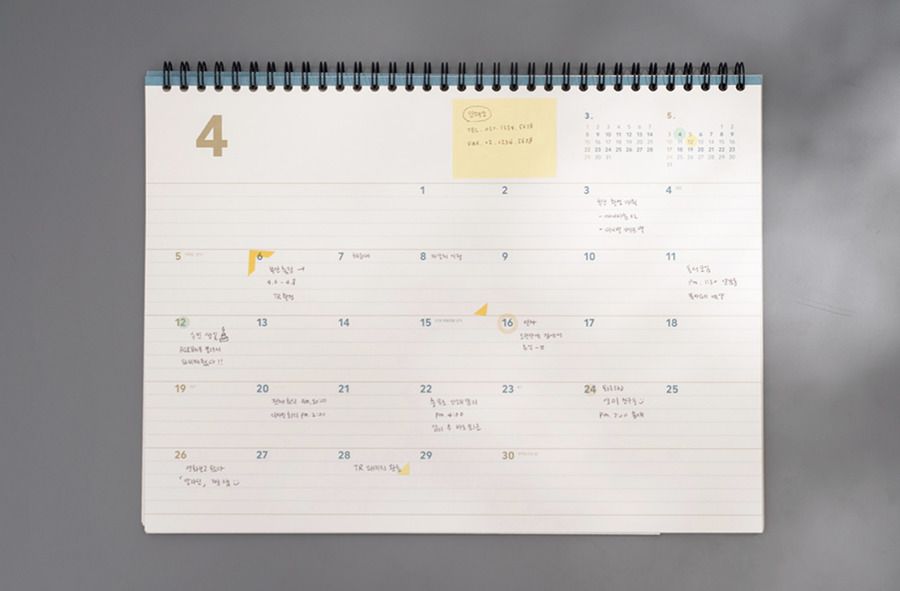 MochiThings: 2020 Wide Basic Desk Planner
