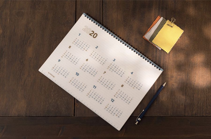 MochiThings: 2020 Wide Basic Desk Planner