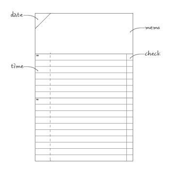 MochiThings: Light Gray Daily Planner