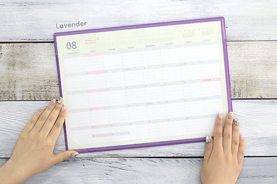MochiThings: 2020 Monthly Desk Planner