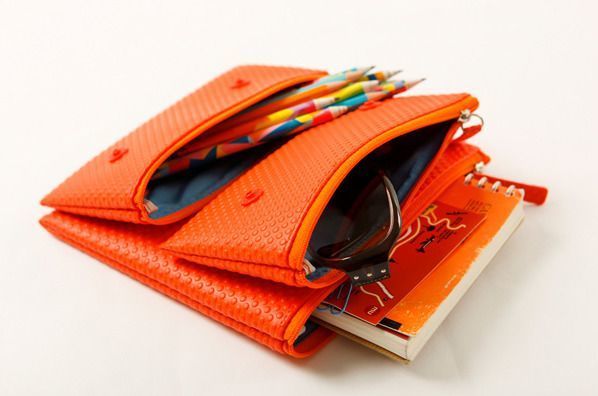 MochiThings: Small Colorful Block Button Pouch