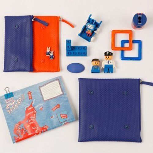 MochiThings: Small Colorful Block Button Pouch