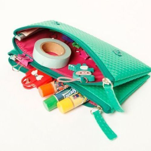 MochiThings: Small Colorful Block Button Pouch