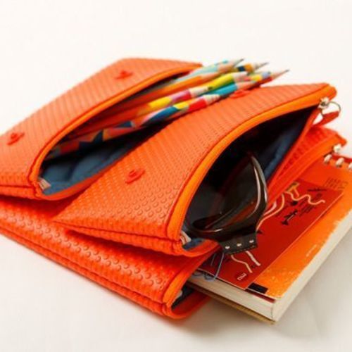 MochiThings: Small Colorful Block Button Pouch