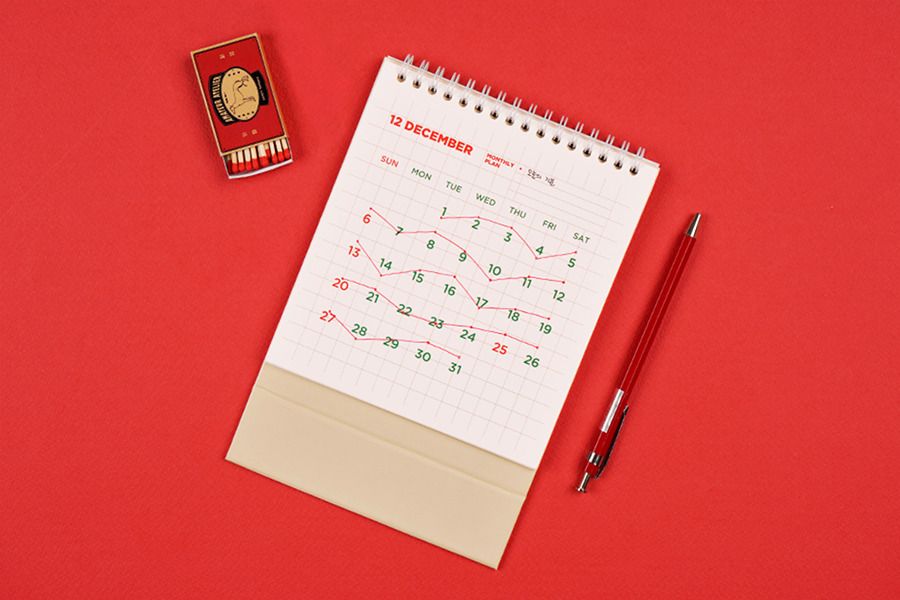MochiThings: 2020 My Schedule Keeper Desk Calendar