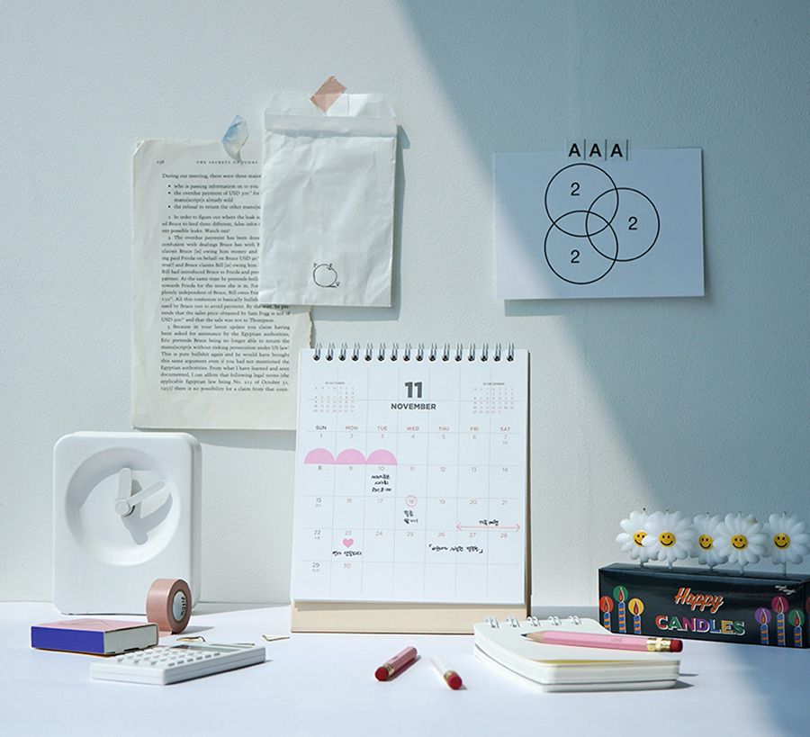 MochiThings: 2020 My Schedule Keeper Desk Calendar