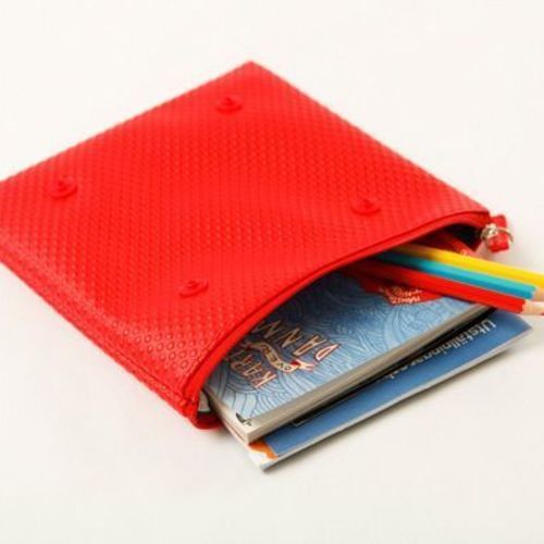 MochiThings: Medium Colorful Block Button Pouch