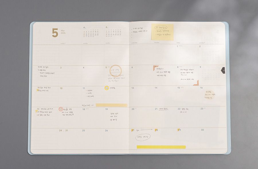 MochiThings: 2020 Large Slim & Wide Weekly Planner