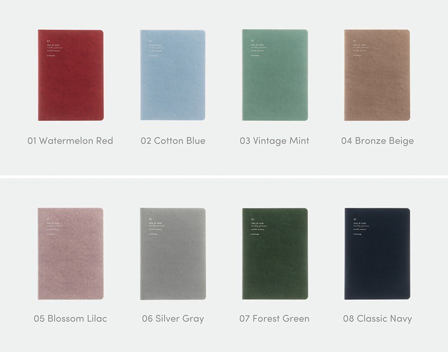 MochiThings: 2020 B5 Slim & Wide Weekly Planner