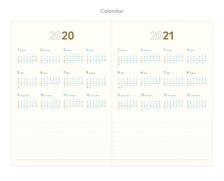 MochiThings: 2020 Slim & Wide Weekly Planner