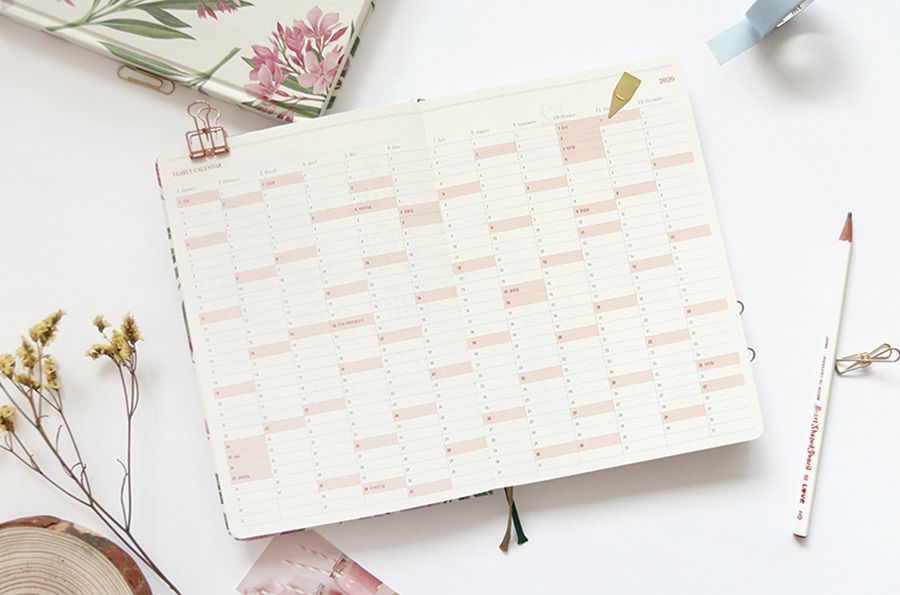 MochiThings: 2020 Florence Daily Planner