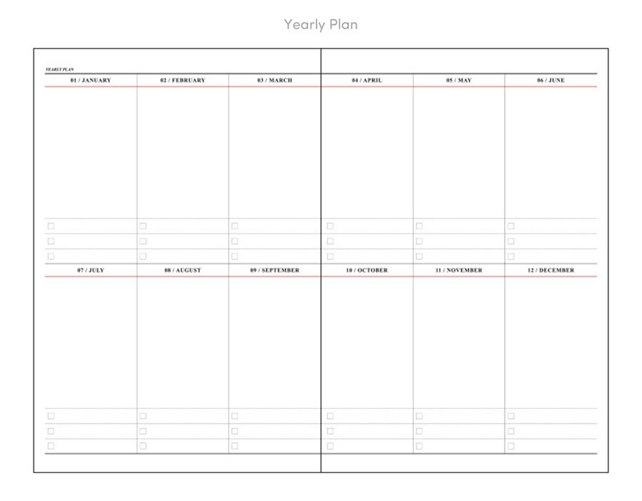 MochiThings: 2020 Classic Weekly Planner
