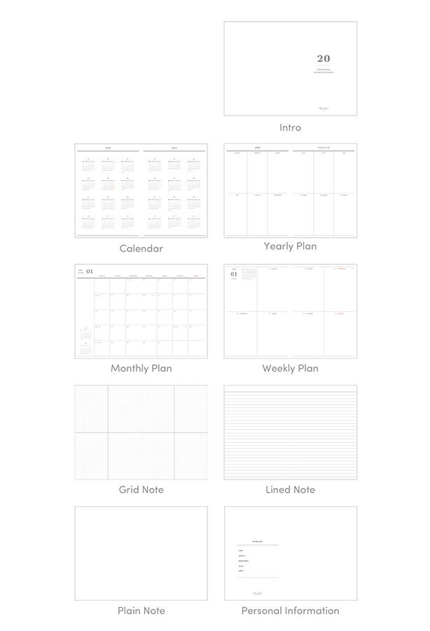 MochiThings: 2020 Mon Journal Weekly Planner