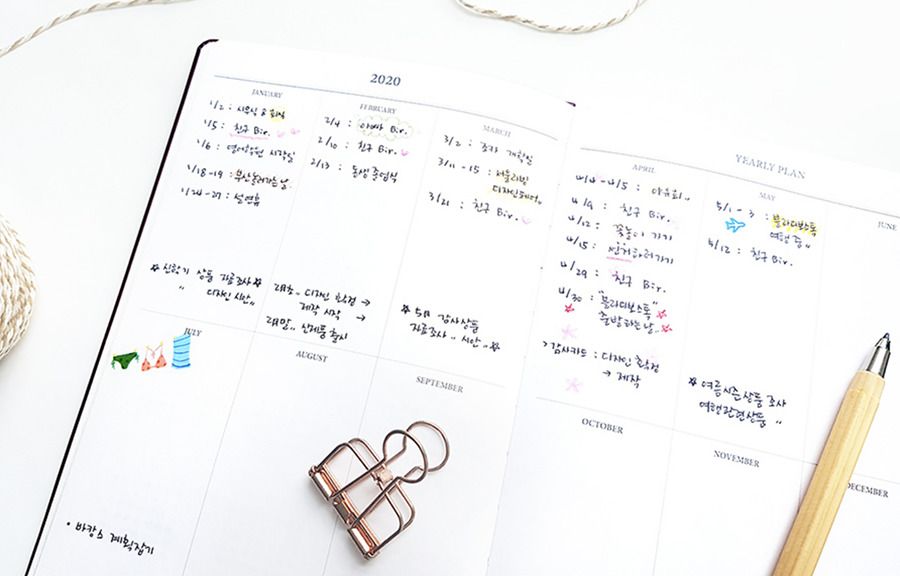 MochiThings: 2020 Mon Journal Weekly Planner