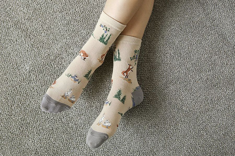 MochiThings: Dailylike Pattern Women Socks