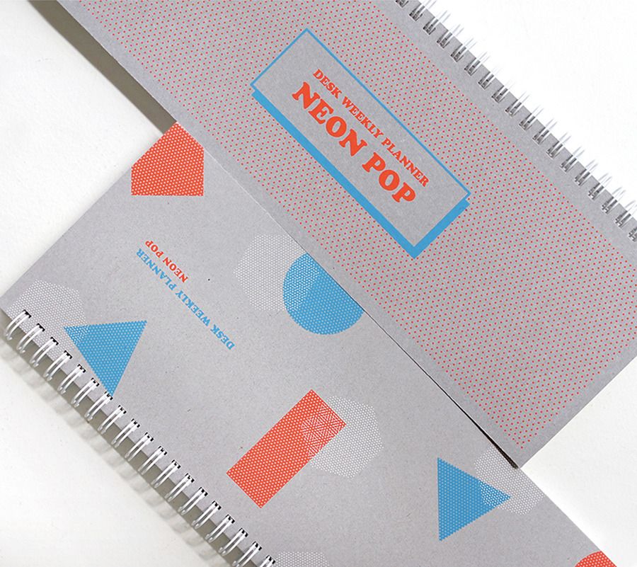 MochiThings: Neon Pop Desk Weekly Planner