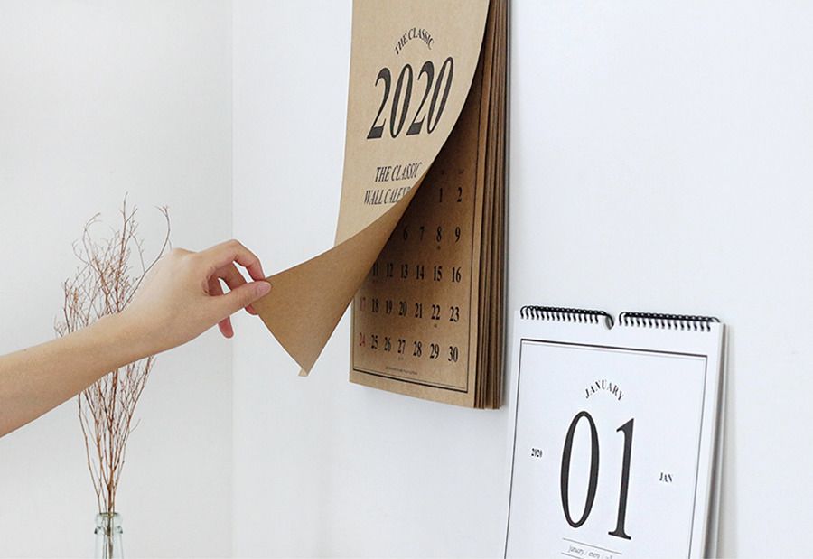 MochiThings: 2020 The Classic A3 Wall Calendar