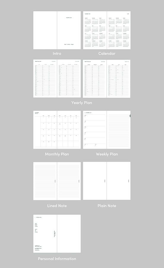 MochiThings: 2020 Small Handmade Weekly Planner